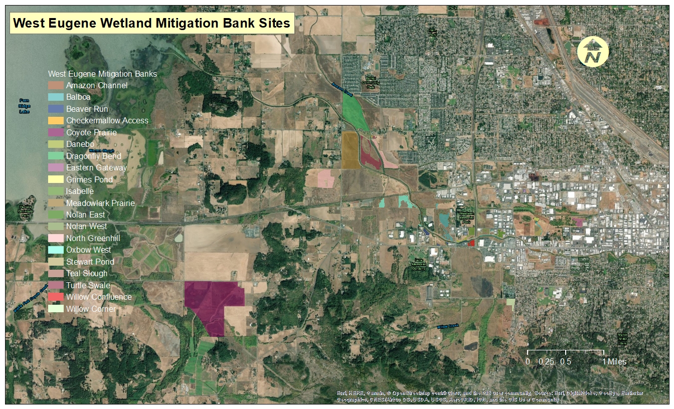Willamette Valley Mitigation and Conservation Banking Web Application